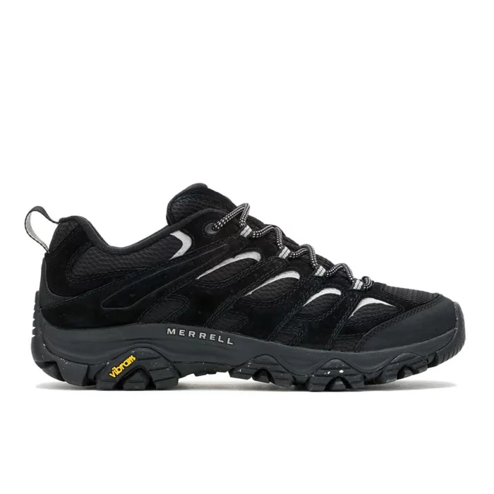 Merrell Moab 3 – נעלי הרים לגברים עם סוליית Black/Paloma - Vibram TC5 ...